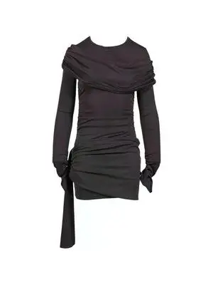 MISBHV Virgo Draped Mini Dress