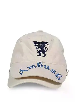 AMBUSH Layered Stud-embellished Cap - Neutrals