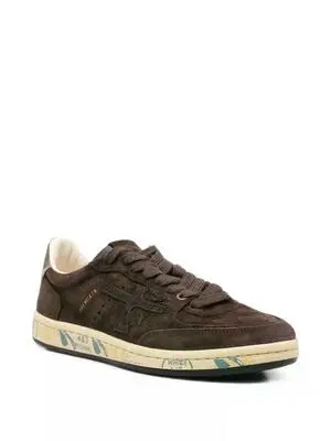 Premiata Logo-patch Suede Sneakers