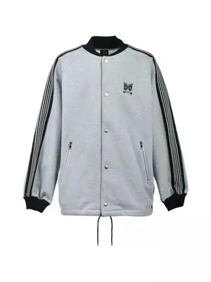 BREATH X Needles Side-stripe Bomber Jacket - Grey