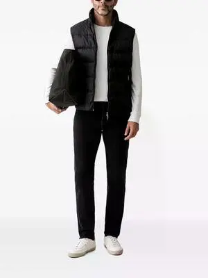 Armani Exchange Monogram-print Quilted Gilet