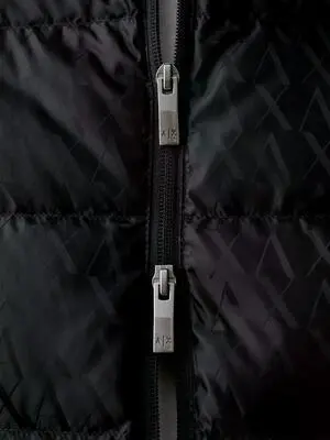 Armani Exchange Monogram-print Quilted Gilet