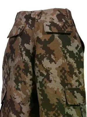 3.PARADIS Jacquard Dove-camo Cargo Shorts