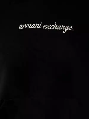Armani Exchange Logo-embroidered Hoodie