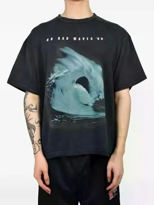 JUN/NAKAYAMA Graphic-print Box-fit T-shirt
