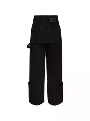 ORDINARY COUTURE CODE Panelled Carpenter Jeans