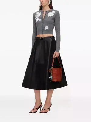 SELF-PORTRAIT Lace-flower Knit Cardigan
