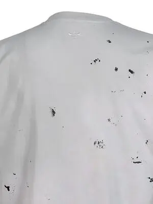 SONG FOR THE MUTE Paint-splatter Logo-print T-shirt