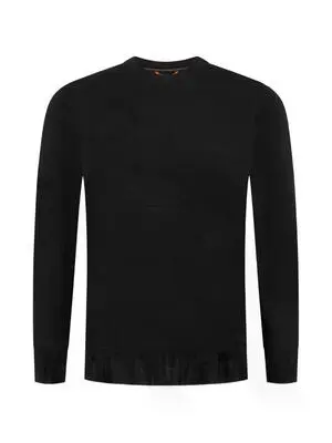 PARAJUMPERS Logo-patch Crew-neck Sweater - Black