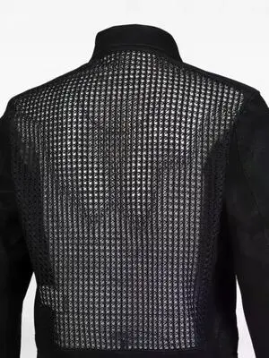 BLACK MEANS Belted Mesh Jacket