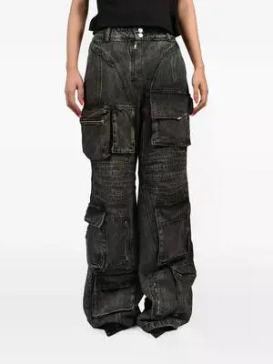 Natasha Zinko Multi-pocket Wide-leg Jeans
