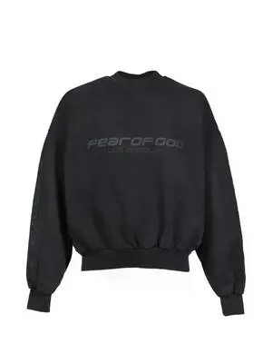 ESSENTIALS Logo-print Cropped Sweater