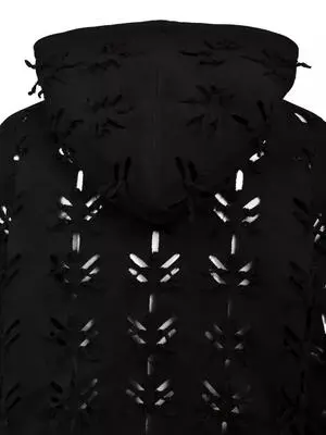 JUNTAE KIM Laser-cut Cotton Hoodie