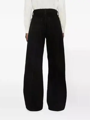 Sandro Corduroy Wide-leg Trousers