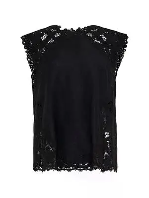 ULLA JOHNSON Ulla Johnson Amelie Lace-Trim Top