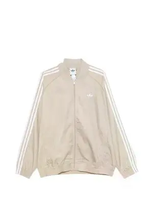 Adidas Stripe-detail Logo-embroidered Jacket