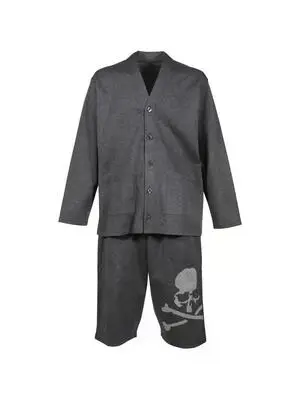 MASTERMIND WORLD Logo-embroidered Lounge Cardigan And Shorts Set