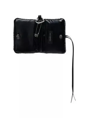 STAND OIL Memory Fluffy Logo-embroidered Wallet-style Keyring
