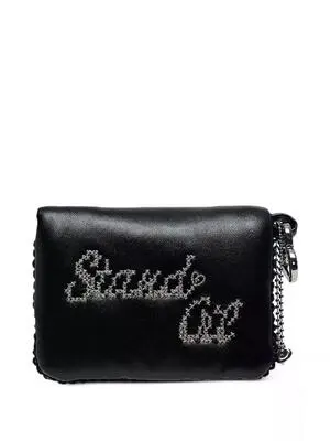 STAND OIL Memory Fluffy Logo-embroidered Wallet-style Keyring