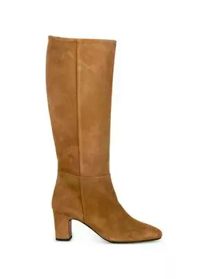Roberto Festa Suede Block-heel Knee-high Boots - Brown