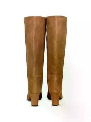 Roberto Festa Suede Block-heel Knee-high Boots