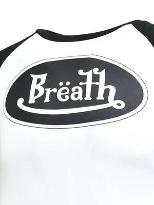 BREATH Logo-print Short-sleeve T-shirt