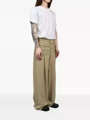 3.PARADIS Four-waist Pleated Tailored Trousers