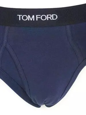 TOM FORD Logo-waistband Cotton Briefs