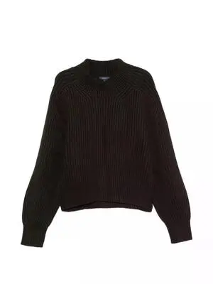 Soeur Ribbed-knit Sweater - Brown