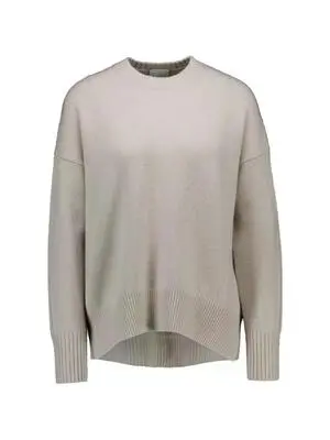 ALLUDE Crew-neck Sweater - Brown