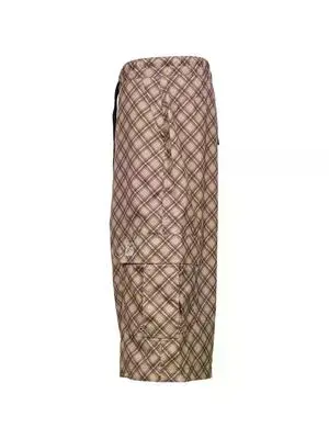 RASSVET Tartan-pattern Cargo Pants