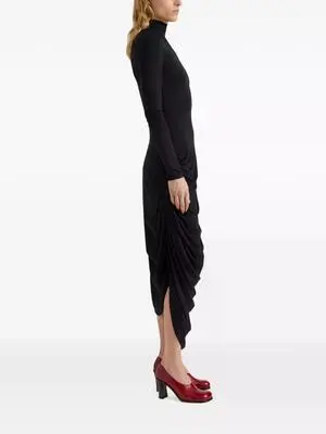 Proenza Schouler White Label Long Imogen Draped-detail Dress