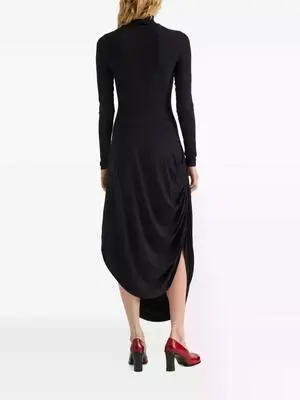 Proenza Schouler White Label Long Imogen Draped-detail Dress
