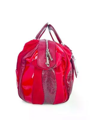 Dolce & Gabbana Snakeskin-accent Top Handle Bag