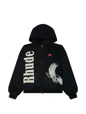 Rhude Eagle Pass Logo-print Hoodie