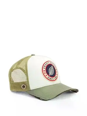 SWEET PANTS Logo-patch Mesh-panel Cap - Neutrals