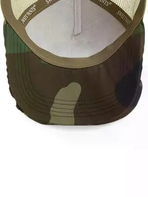 SWEET PANTS Logo-patch Mesh-panel Cap