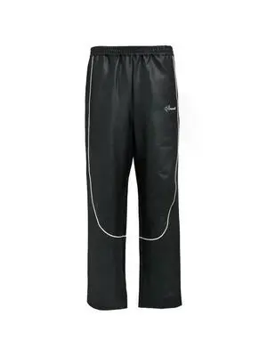 BREATH Logo-embroidered Piping Track Pants - Black
