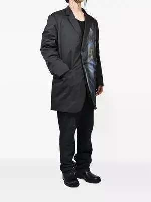 Yohji Yamamoto Graphic-print Reversible Blazer