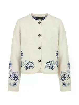 Alanui Island Roots Foulard Cardigan - White