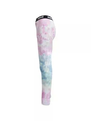 SAINT MXXXXXX Tie-dye Waffle-knit Thermal Pants