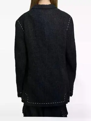Y’s Houndstooth Hand-stitched Blazer