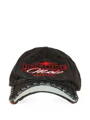 JOSHUA J. Scrap Stud-embellished Baseball Cap - Black