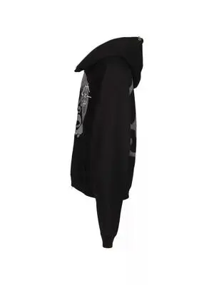 CHITO Graphic-print Zip-up Hoodie
