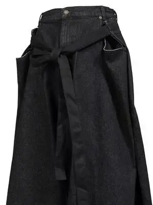 LỰU ĐẠN Tie Maxi Jeans