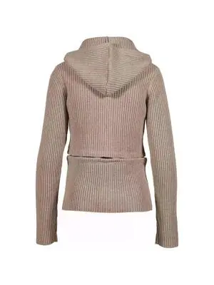 HELIOT EMIL Refracta Ribbed-knit Cardigan