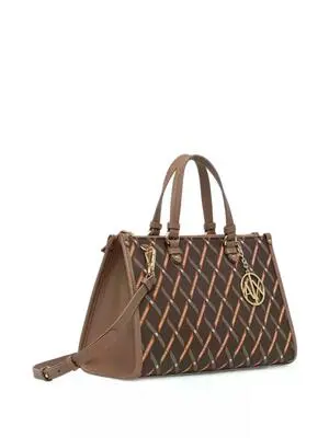 Armani Exchange Logo-print Monogram Tote Bag