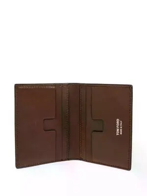 TOM FORD Crocodile-effect Leather Wallet