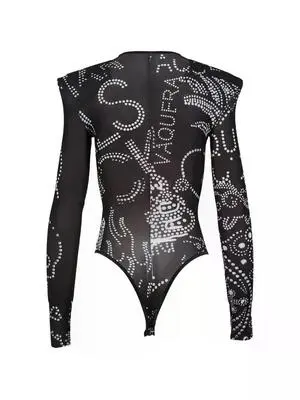 Vaquera Printed Shoulder-pad Bodysuit