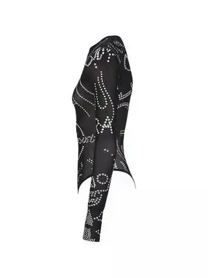 Vaquera Printed Shoulder-pad Bodysuit